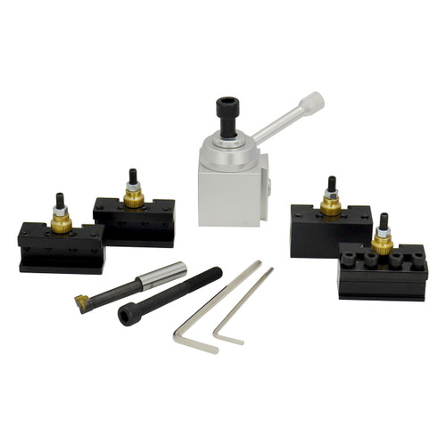 All Industrial 46926 | Mini Quick Change Tool Post Set for 7X10, 7X12 ...