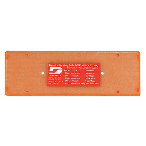 Dynabrade 57454 | 2-3/4" Width x 8" Length Vinyl-Face Non-Vacuum Disc ...