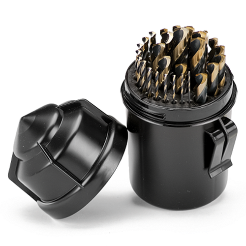 Titan USA MS99431 | Black & Gold Oxide Coated High Speed Steel Drill ...