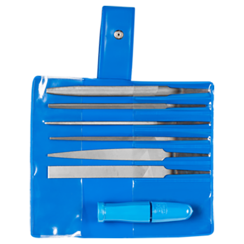 Pferd 11702100 | 17009 4" Length 2 Cut Aluminum Key File Set - All Industrial Tool Supply