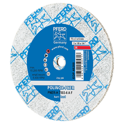 Pferd 44691010 | 48288 3" Diameter x 1/8" Width fine Grit Aluminum ...