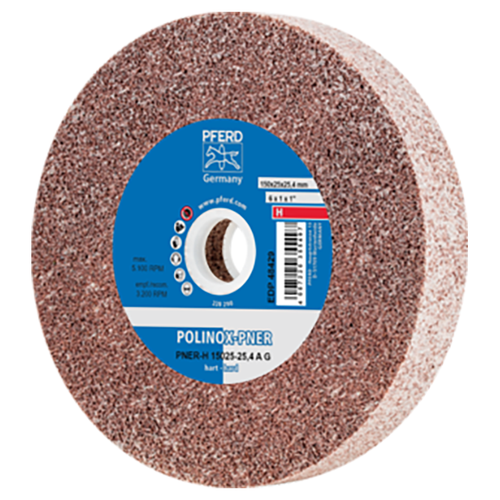Pferd 44691061 | 48429 6" Diameter x 1" Width coarse Grit Aluminum ...