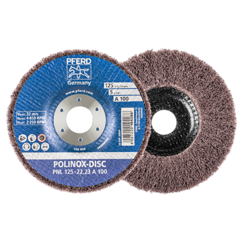 Pferd 44692261 | 45894 5" Diameter x 3/4" Width 100 Grit Aluminum Fibre ...