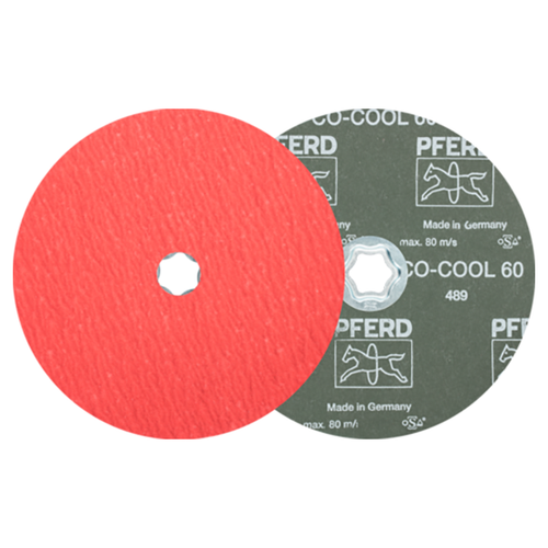 Pferd 64193306 | 40749 7" Diameter x 60 Grit Ceramic Oxide CO-COOL ...