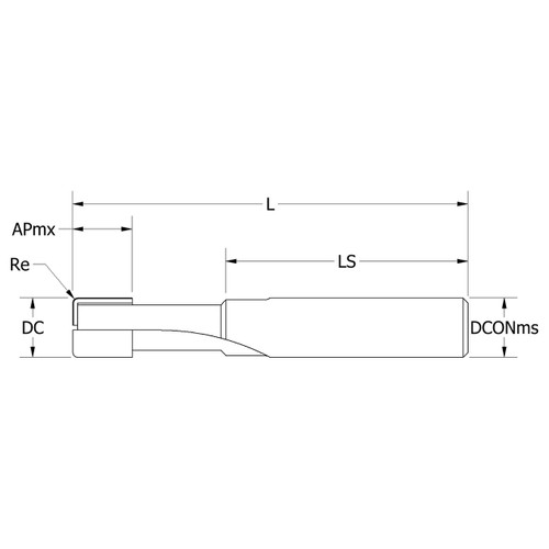 Keo 935-000-010 | 0.125" Diameter x 1.000" Shank Length x 1.500" OAL ...
