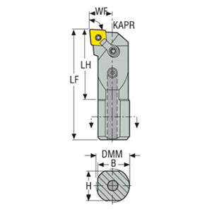 Seco Tools 00041050 | A20-MCLNR-4 31.75mm Connection Diameter x 31.75mm ...
