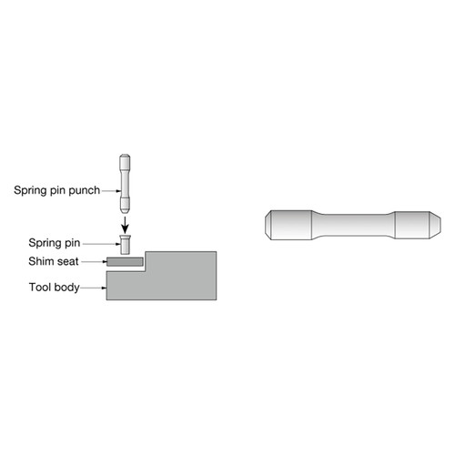 Tungaloy 4308223 | PN 3-4L Uncoated Steel Spring Pin Punch - All ...