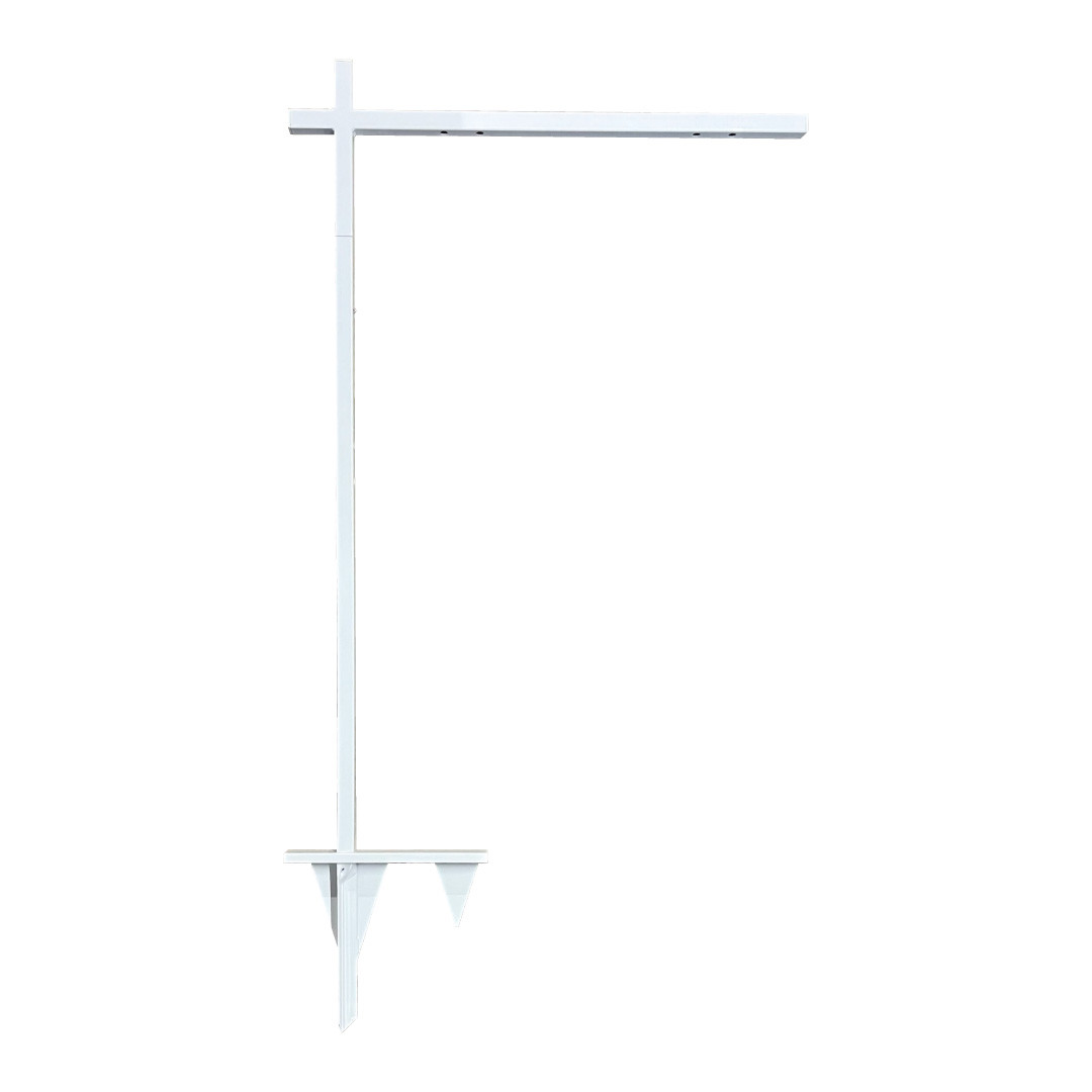 Colonial Style Metal Yard Sign Post - Bazua Signs & Graphics