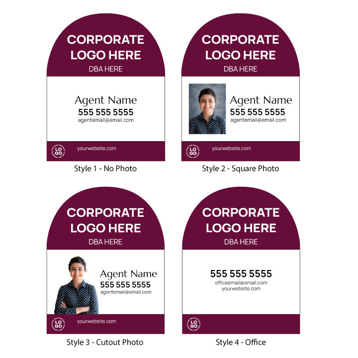 24 x 30 BHHS AluComp Listing Sign - Cabernet and White - Bazua Signs ...