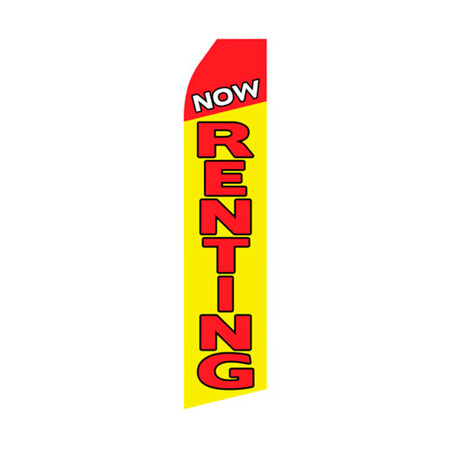 Now Renting Econo Flag - Bazua Signs & Graphics