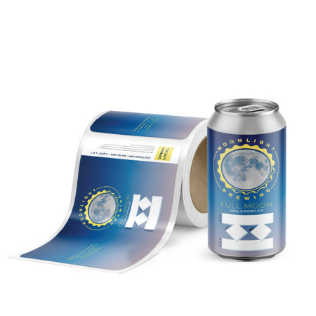 Custom Can Labels - 12oz - Bazua Signs & Graphics