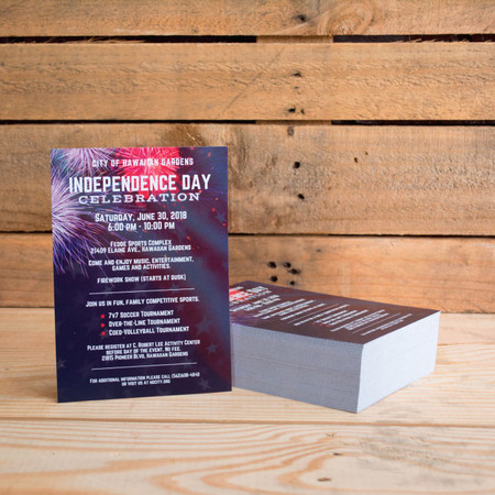 Custom 5 x 7 Flyer - Bazua Signs & Graphics