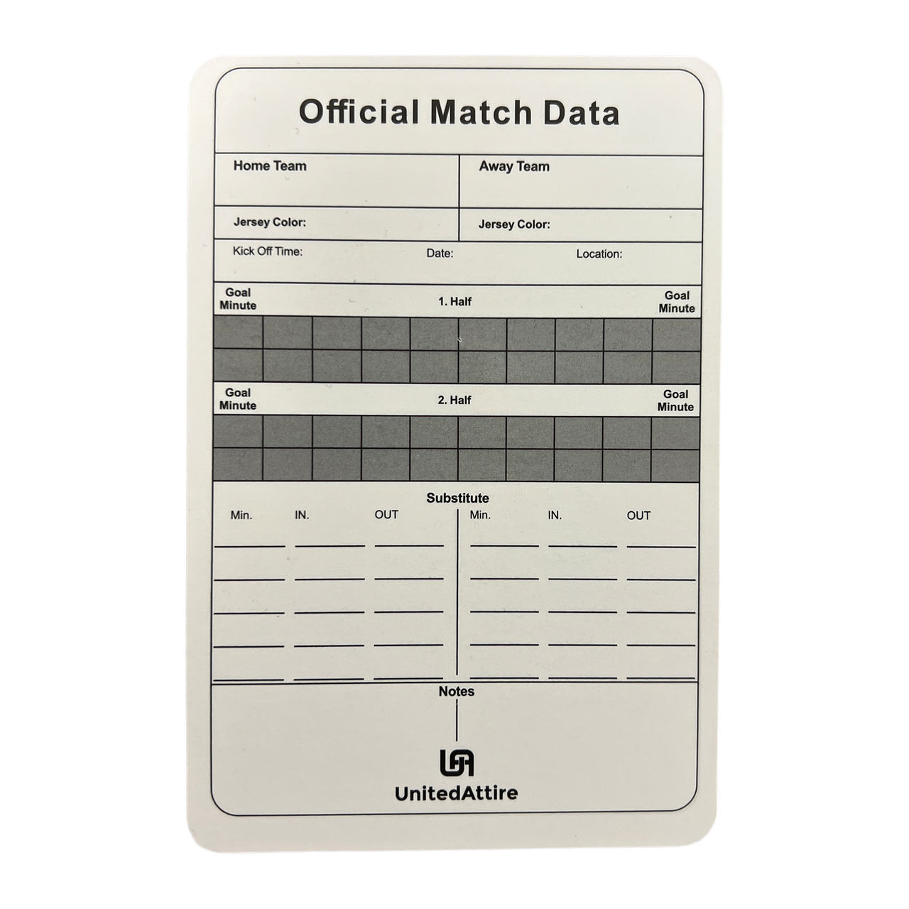 Professional Referee Report Cards (50 Qty) | Referee Store