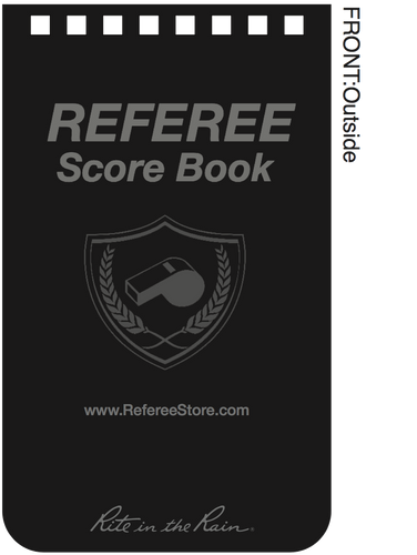 Waterproof Rite In The Rain Referee Score Book | Referee Store