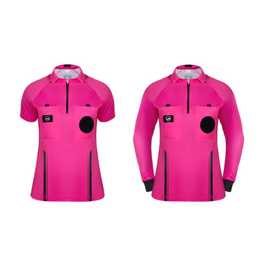 *New Style* Women Soccer Referee Jersey - PINK