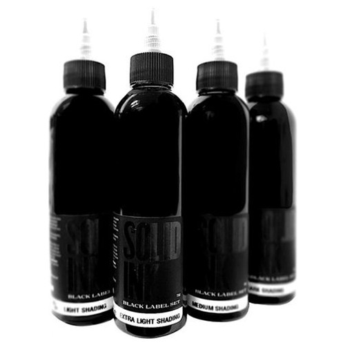 Solid Ink - Black Label | Grey Wash Set - Tattoo Express Supply