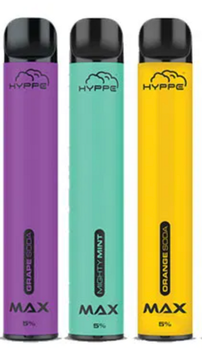 Hyppe Max Flow disposable vaping convenience 2000+ puffs