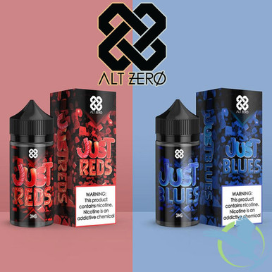 Alt Zero's Just Premium E-Liquid 100ML Bottles