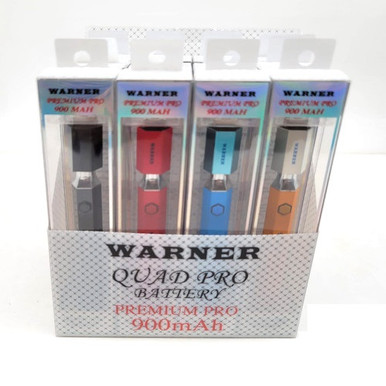Warner Quad Pro Slim Pen - 900mAh Adjustable for Superior Vaping