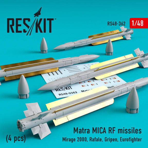 1/48 Reskit Matra MICA RF missiles (4 pcs) - Squadron.com