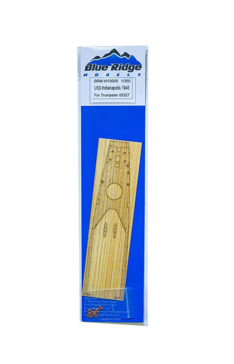 1/350 Blue Ridge Models USS Indianapolis 1944 Wood Deck For Trumpeter ...