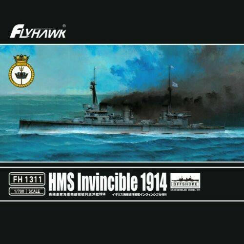 1/700 Flyhawk Models HMS Invincible 1914 - Squadron.com