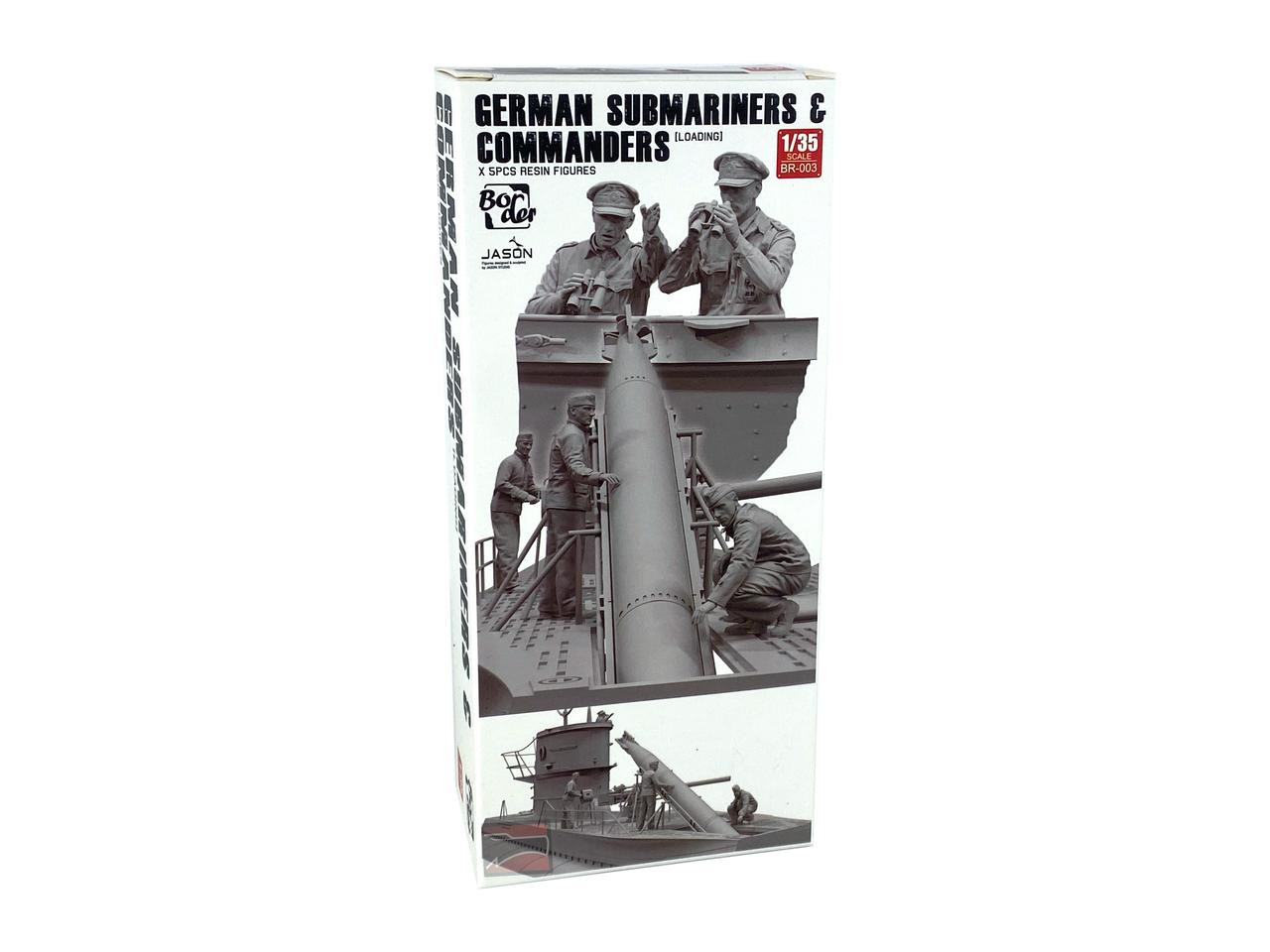 1/35 Border Model German Submariners and Commanders Loading Figure Set ...