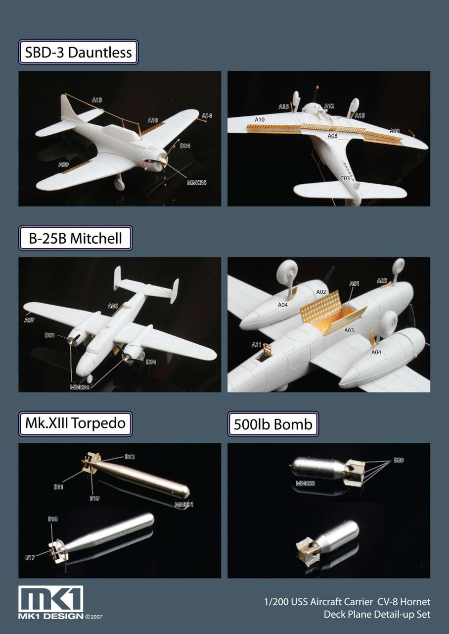 1/200 KA Models WWII US DECK PLANE SET I - Squadron.com