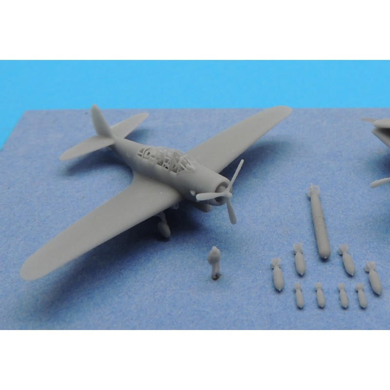 1/350 Black Cat Models Grumman TBD Devastator, unfolded wings (x6 ...