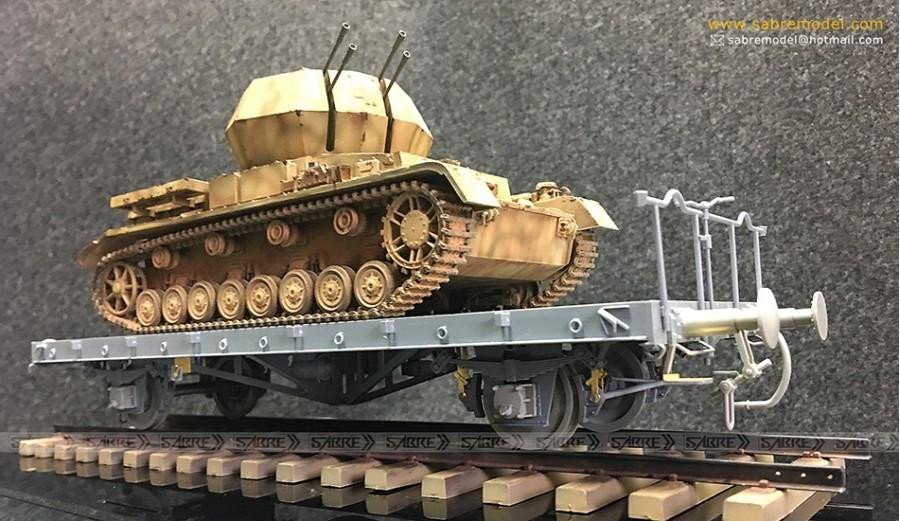 1/35 Sabre Model German Railway FLATBED Ommr (2 in 1) - Squadron.com
