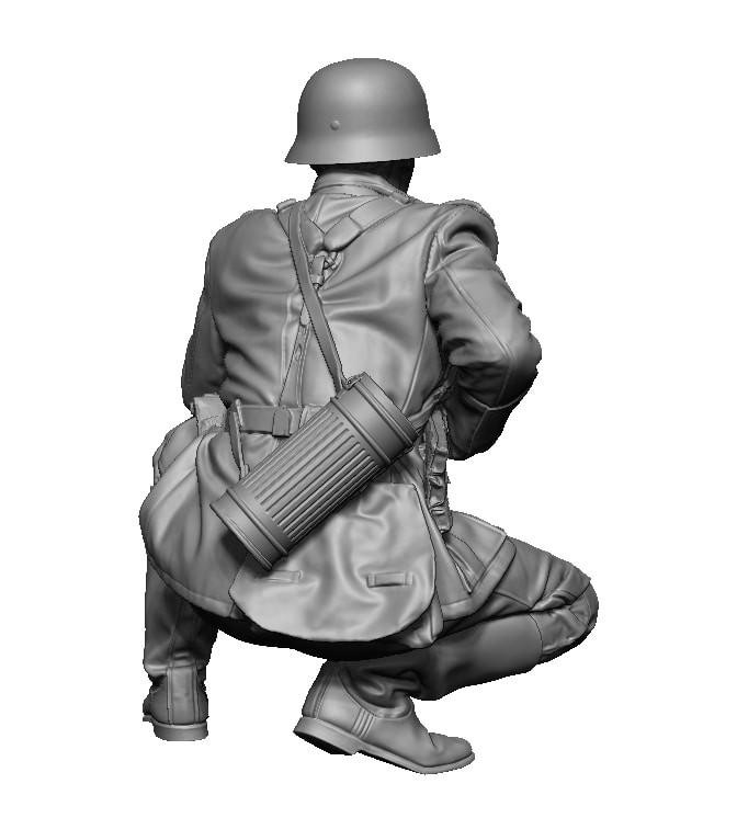 1/48 H3 Models WW2 German NCO 3D Printed Figure - MMD - Military Model ...