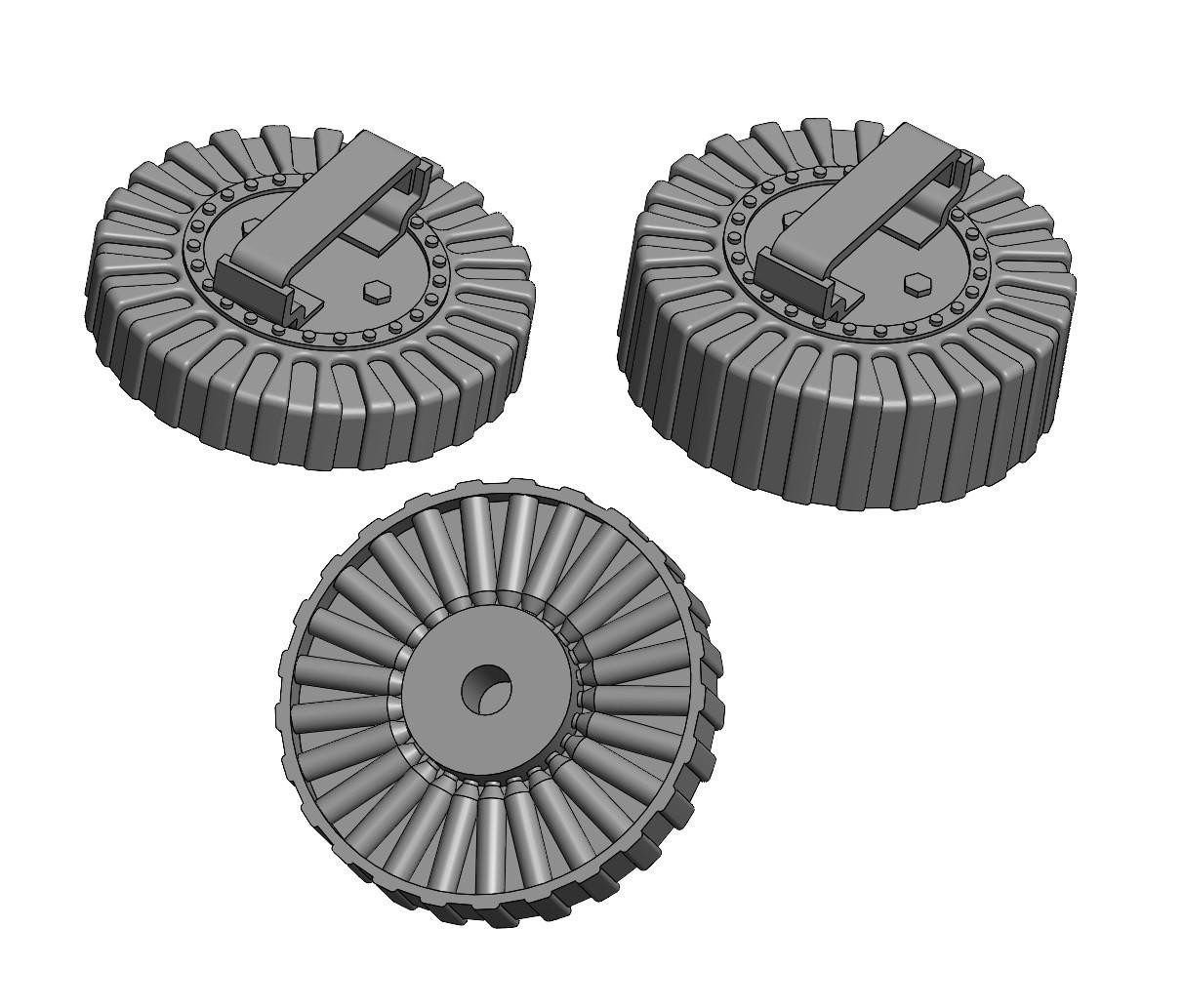 1/48 Artscale Lewis Mk.III Ammo magazines, two types 5 + 5 pc. - MMD ...