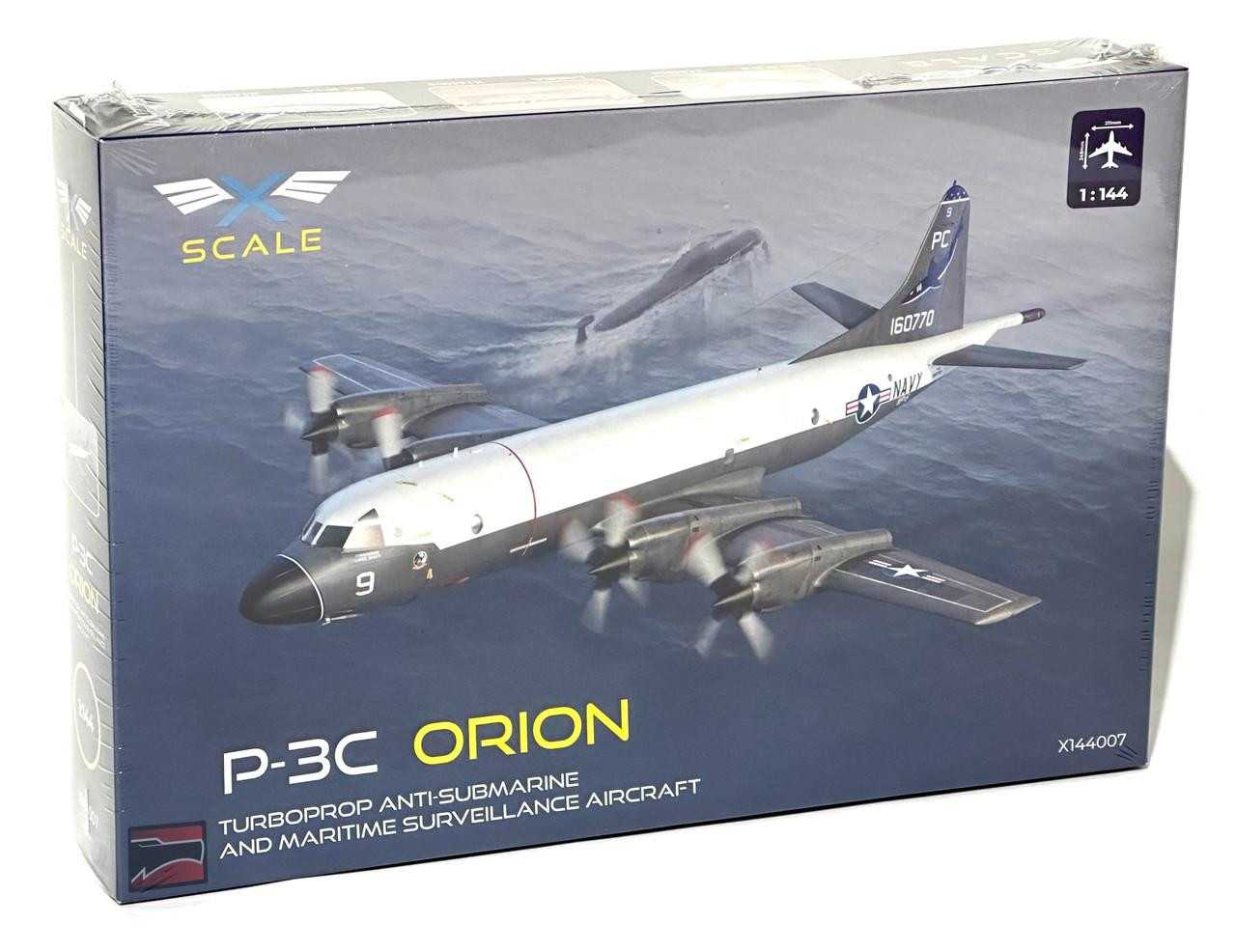 1/144 X-Scale P-3C Orion Turboprop Anti-Submarine Aircraft Plastic ...