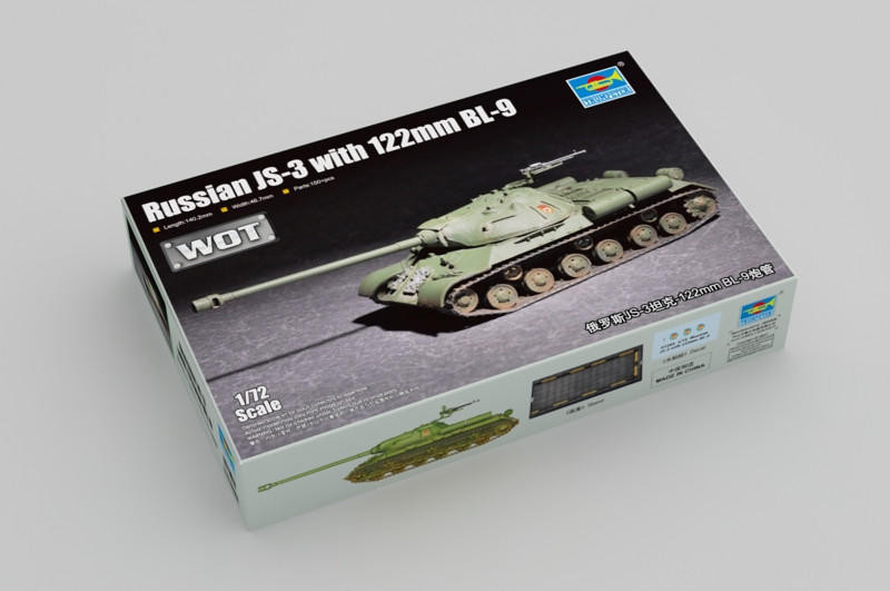 1/72 Trumpeter Russian JS3 Tank w/122mm BL9 Gun - Squadron.com