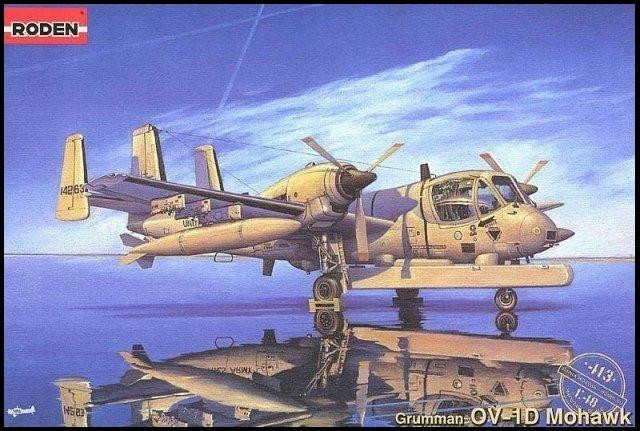 1/48 Roden OV1D Mohawk Recon Multi-Purpose US Aircraft - Squadron.com