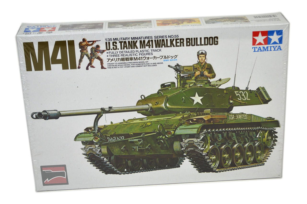 1/35 Tamiya US M41 Walker Bulldog Tank Plastic Model Kit - Squadron.com