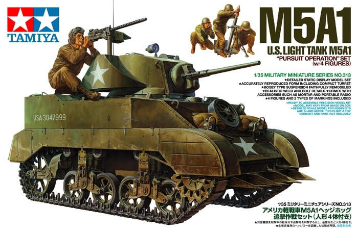 1/35 Tamiya US M5A1 Light Tank - Squadron.com