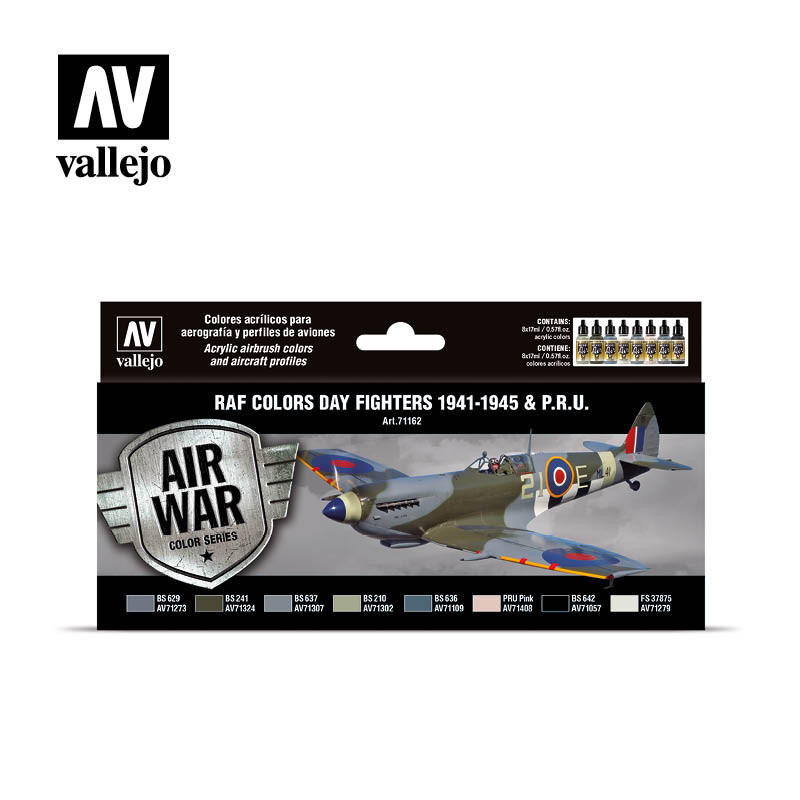 Vallejo Paint 17ml Bottle RAF Day Fighters 1941-1945 PRU Model Air War ...