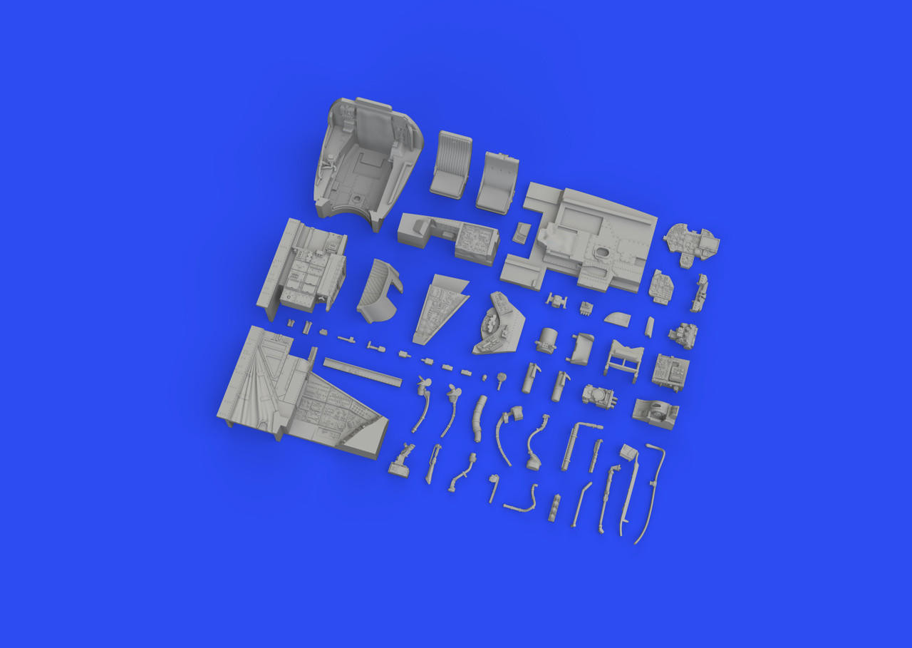 1/48 Eduard Mi24V Cockpit for ZVE (PE & Resin) - Squadron.com