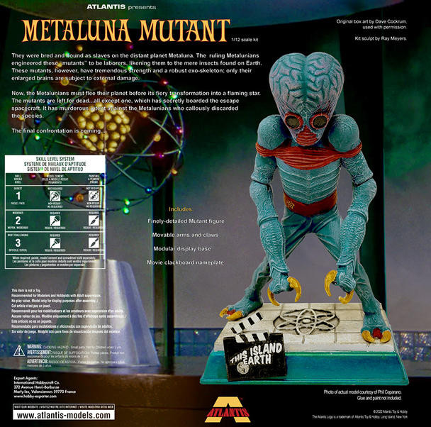 1/12 Atlantis Metaluna Mutant Monster Plastic Model Kit - Squadron.com