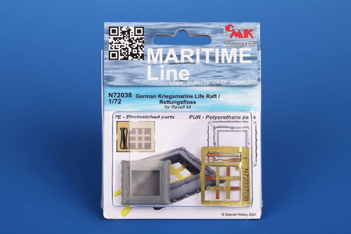 1/72 CMK German Kriegsmarine Life Raft / Rettungsfloss Resin - MMD ...