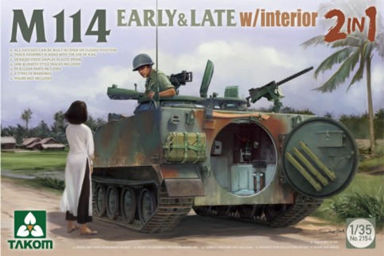 1/35 Takom M114 Early & Late w/Interior - Squadron.com