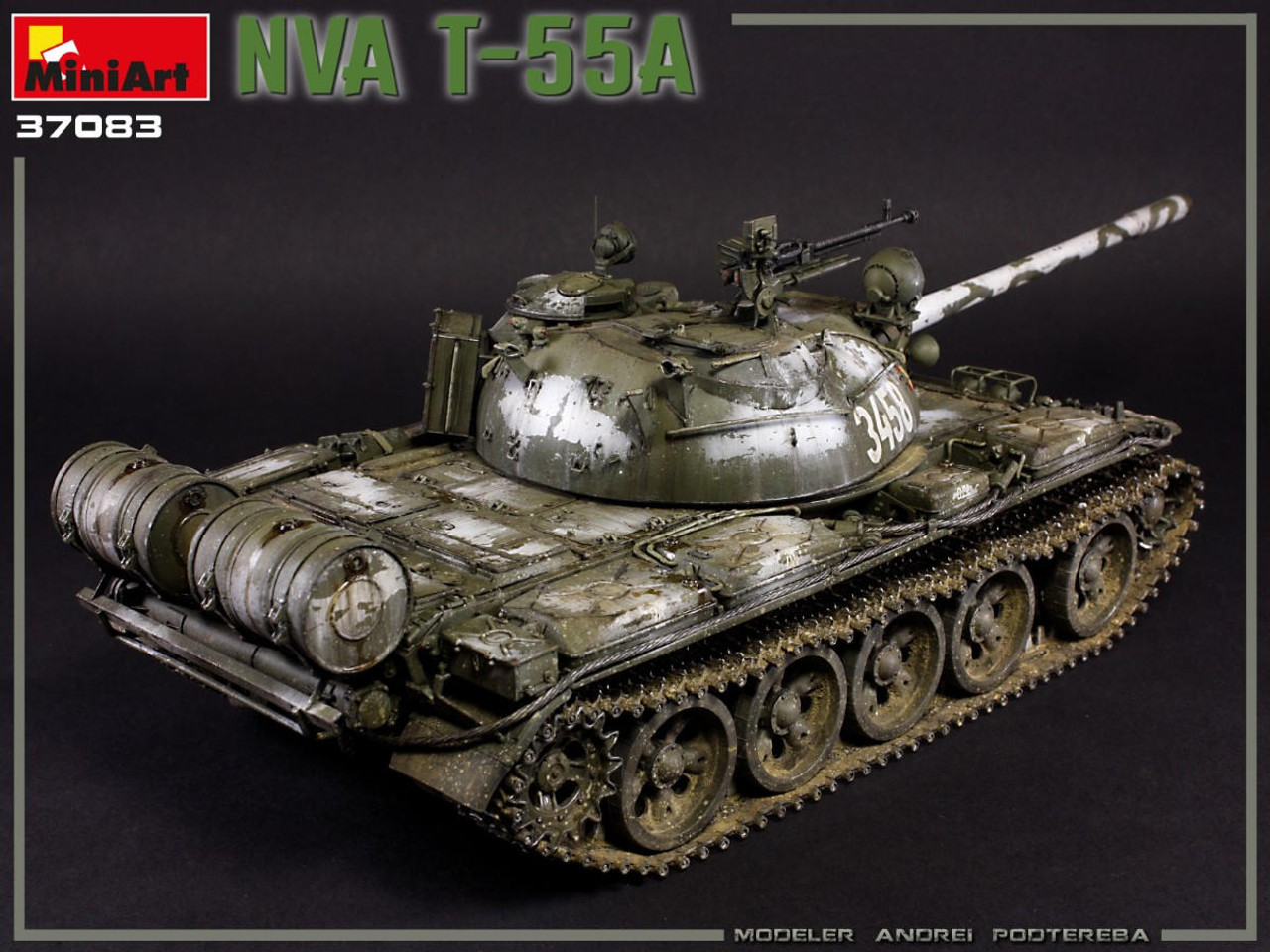 1/35 Miniart NVA T-55A Tank Plastic Model Kit - Squadron.com