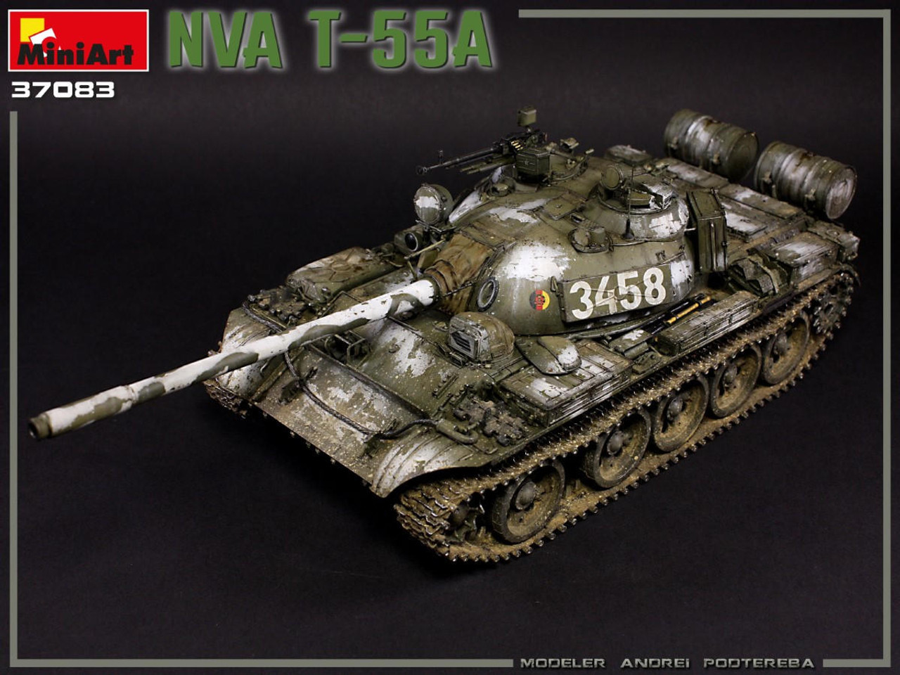 1/35 Miniart NVA T-55A Tank Plastic Model Kit - Squadron.com