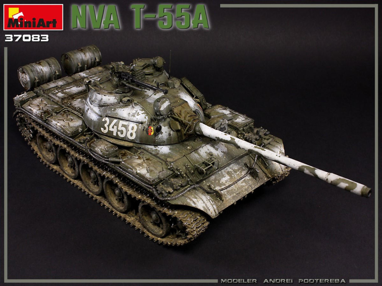 1/35 Miniart NVA T-55A Tank Plastic Model Kit - Squadron.com