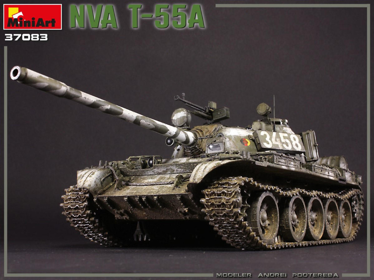 1/35 Miniart NVA T-55A Tank Plastic Model Kit - Squadron.com