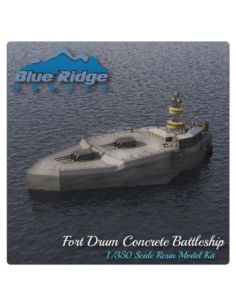 1350 Blue Ridge Models Fort Drum Concrete Battleship El Fraile Island