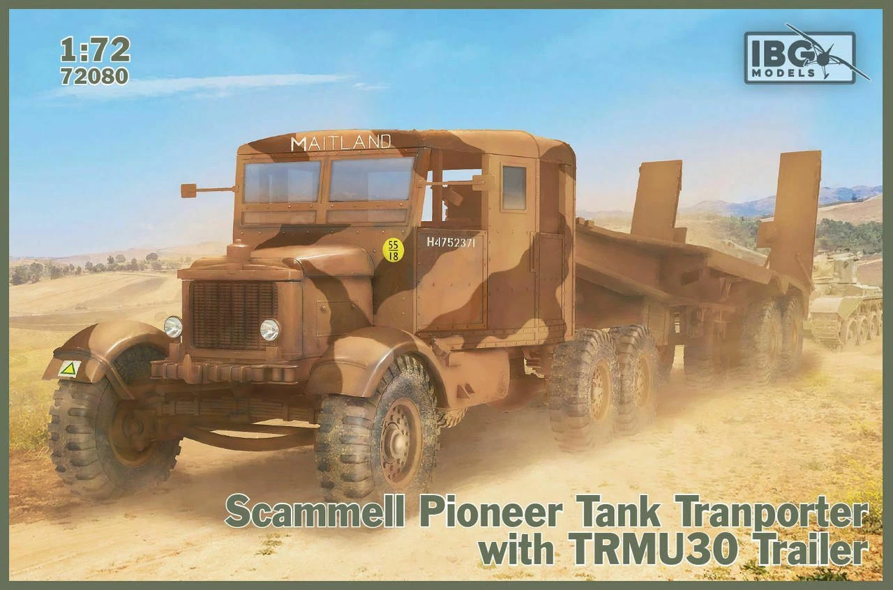 1/72 IBG Scammell Pioneer Tank Transporter With Trmu30 Trailer ...
