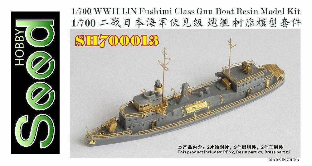 1/700 Seed Hobby WWII IJN Fushimi Class Gun Boat Resin Model - Squadron.com