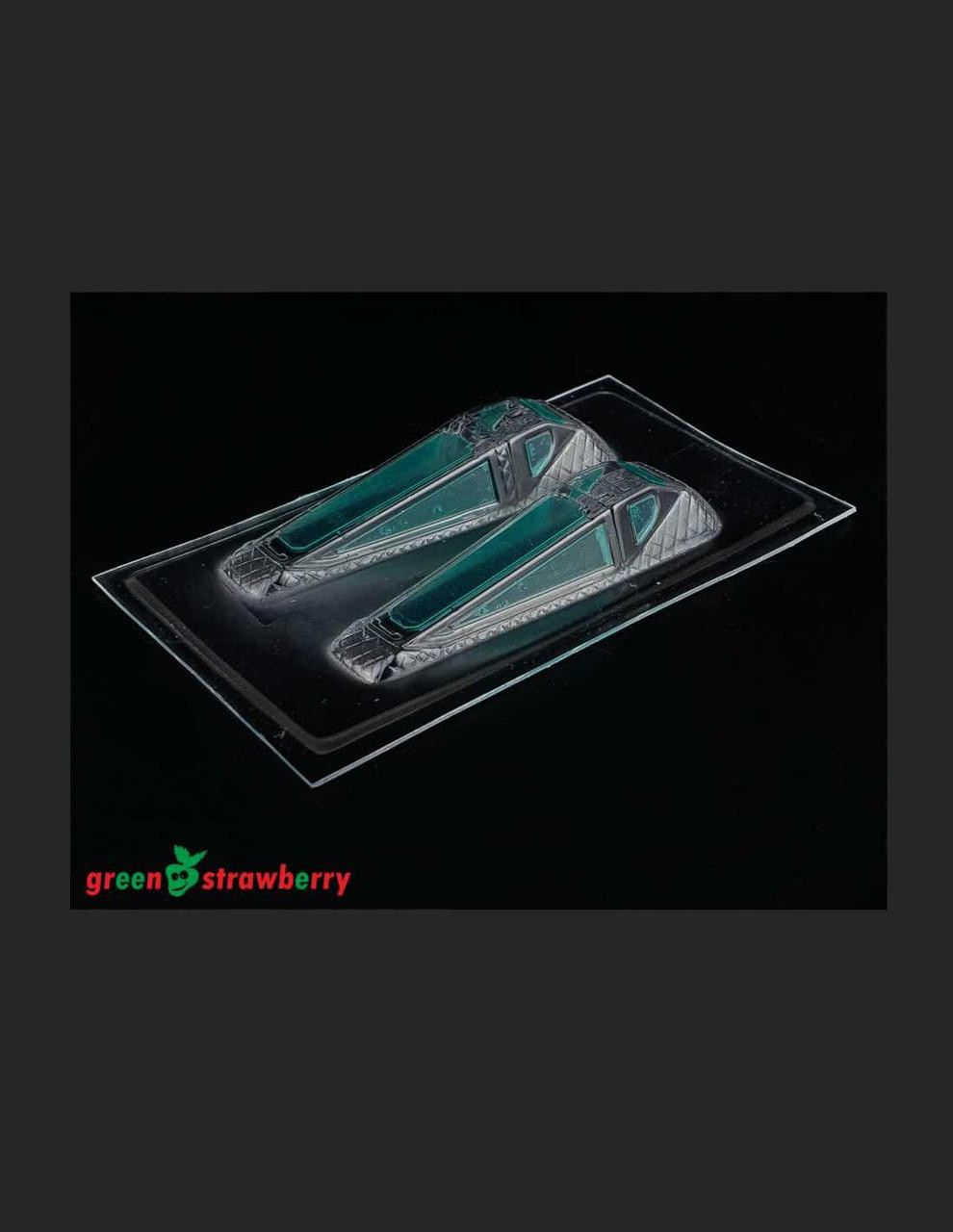 Green Strawberry T-70 X-Wing fighter Clear Canopy - MMD - Military ...